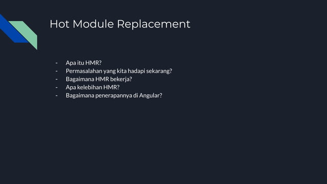 HMR Angular | PPT