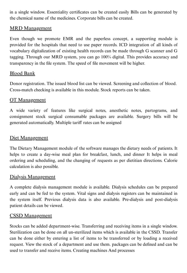 Healthcare Management System | Grapes IDMR Modules | HMS software | Key ...