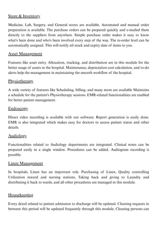 Healthcare Management System | Grapes IDMR Modules | HMS software | Key ...