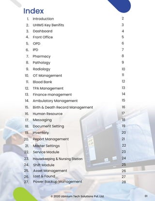 Hospital Management System Software Brochure | PDF