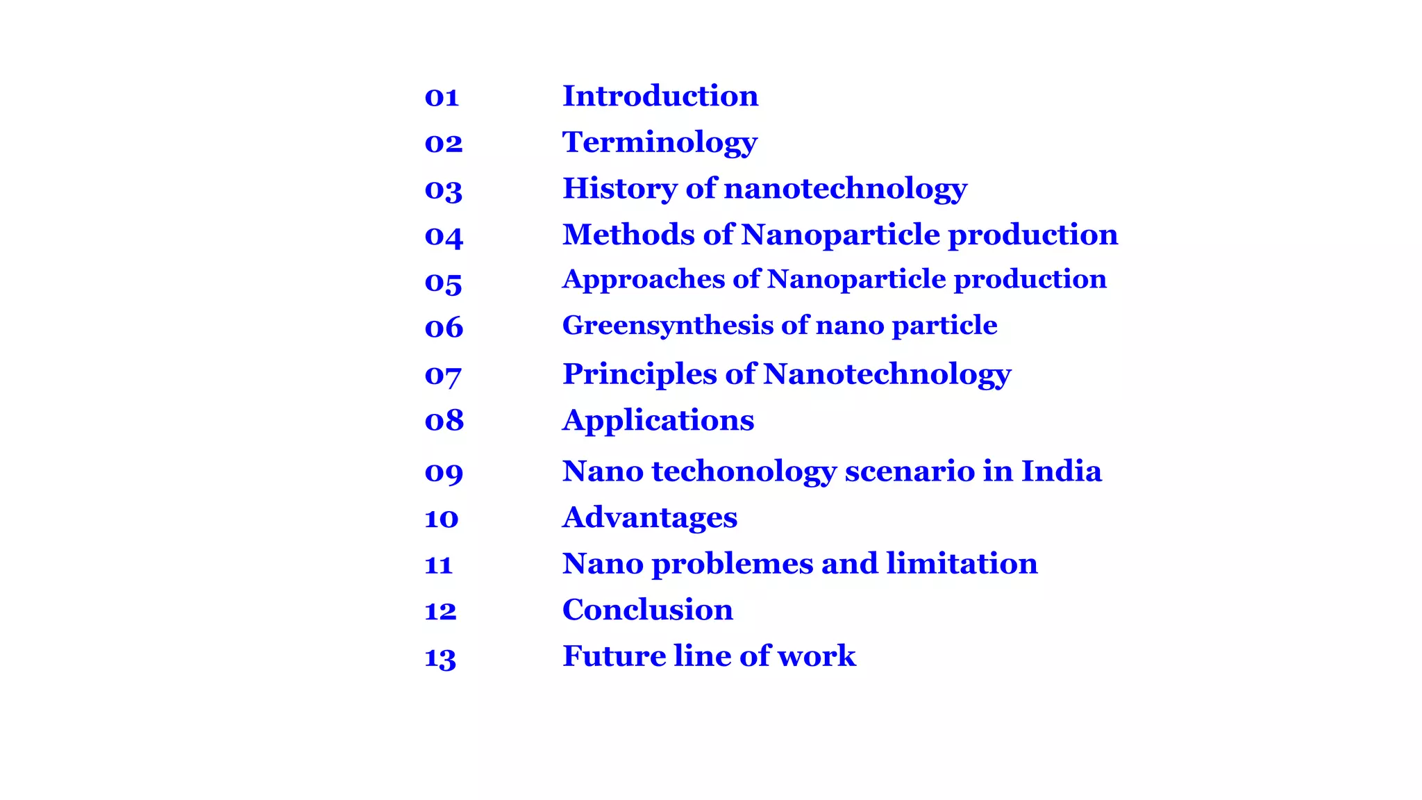 Nanotechnology: Origin, History and Principles | PPTX