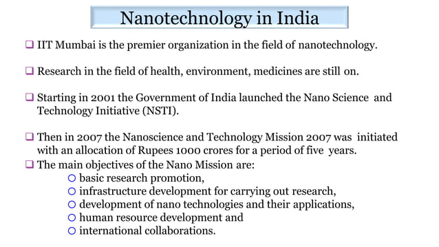 Nanotechnology: Origin, History and Principles | PPTX