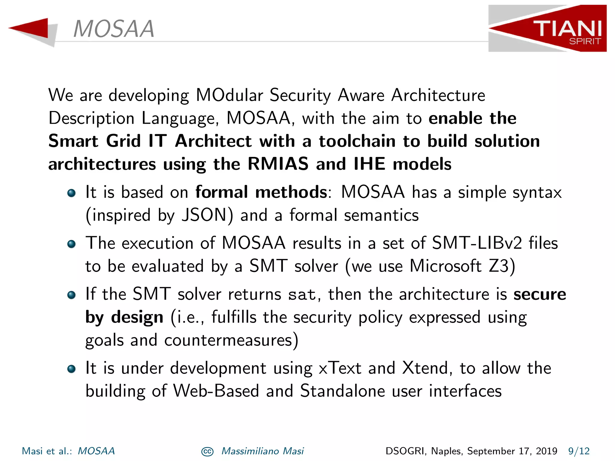 Enabling Security-by-design in Smart Grids: An architecture-based approach | PDF