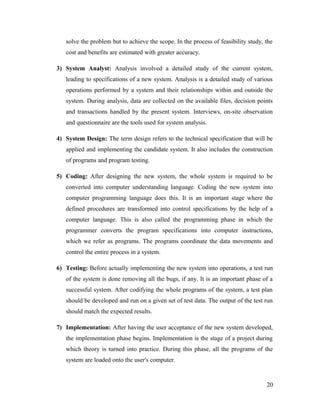 Hms project report | DOC