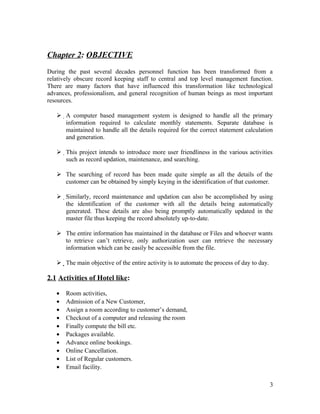 Hms project report | DOC