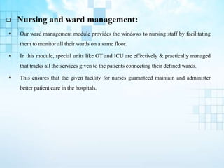 Topic: Hospital Management System | Course: Management Information ...
