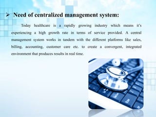 Topic: Hospital Management System | Course: Management Information ...