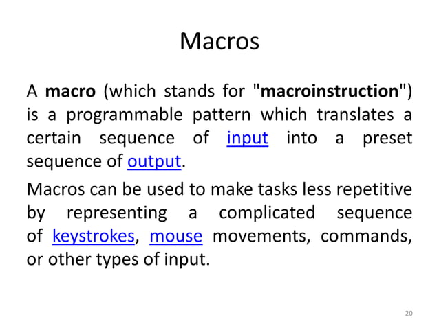 Hm system programming class 1 | PPT