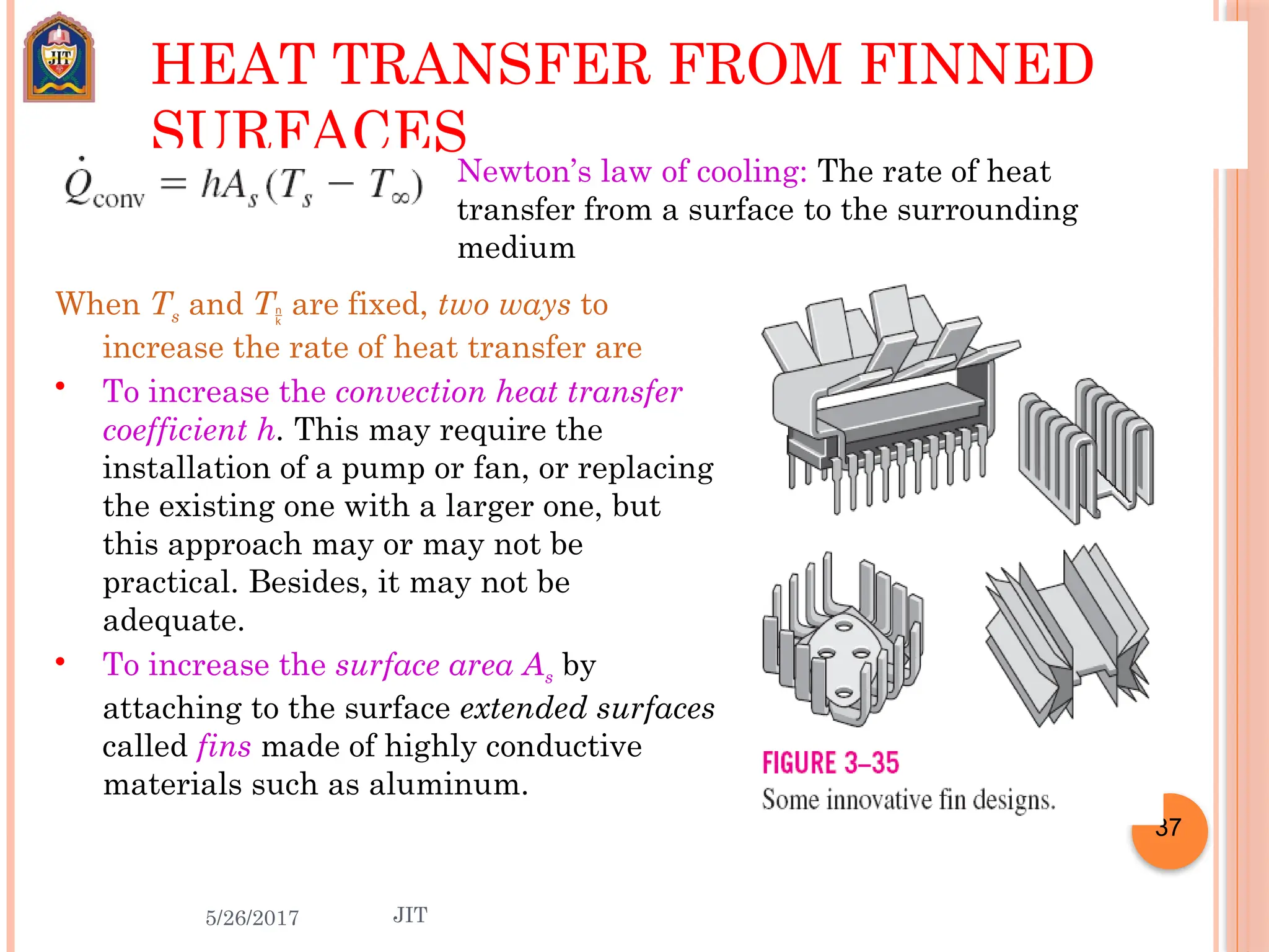 heat and mass transfer subject presentation | PPT