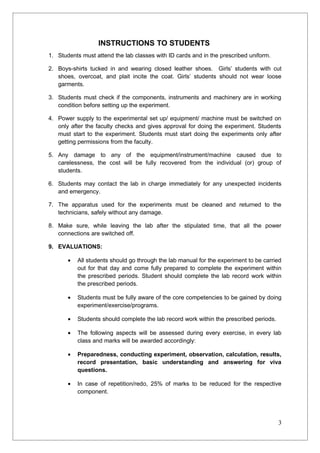 Hmt lab manual | PDF