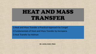 Heat and Mass Transfer- Intrduction to mode of conduction | PPTX