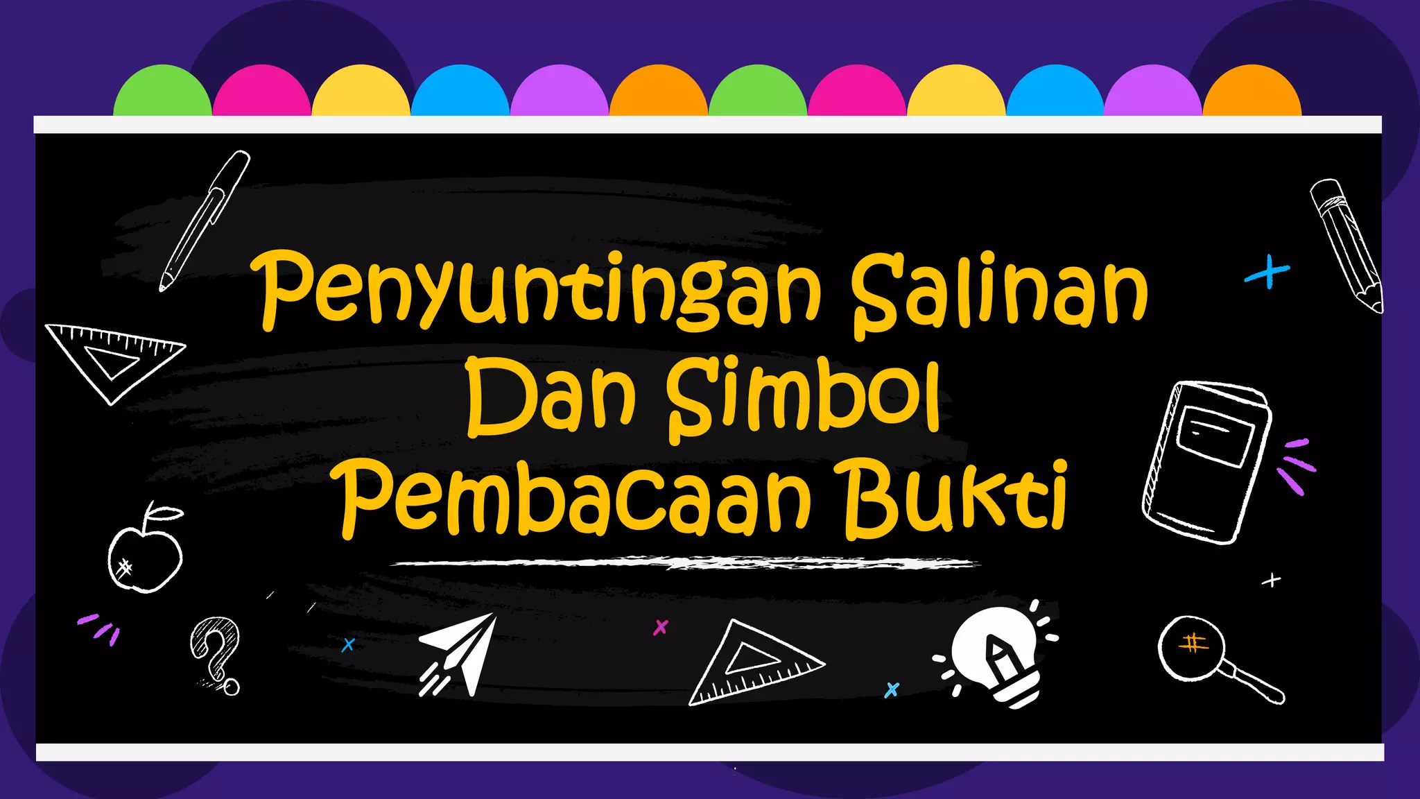 PENYUNTINGAN SALINAN DAN SIMBOL PEMBACAAN BUKTI | PPTX | Islam ...