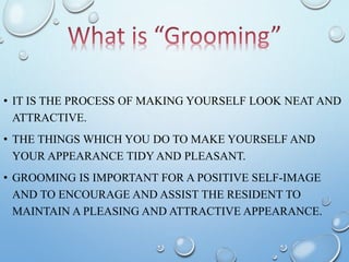 Importance of Grooming in Hospitality Industry | PPTX