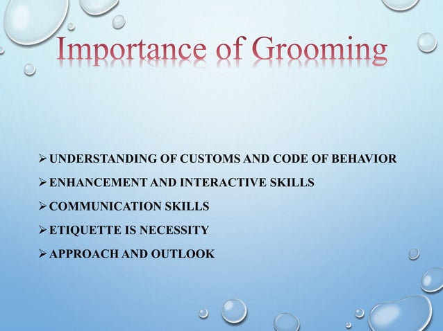 Importance of Grooming in Hospitality Industry