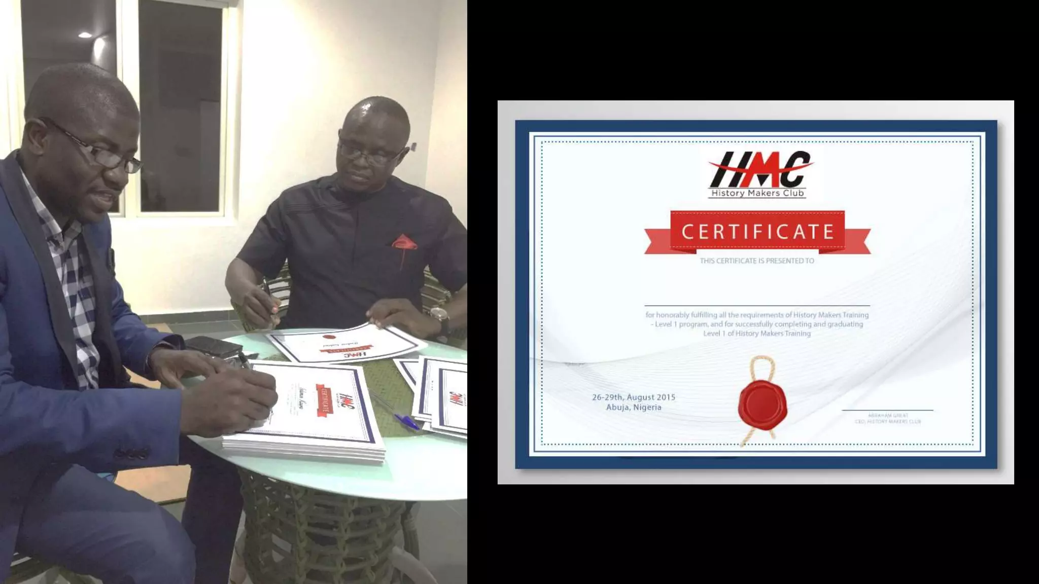 HISTORY MAKERS TRAINING ABUJA REPORT | PPTX