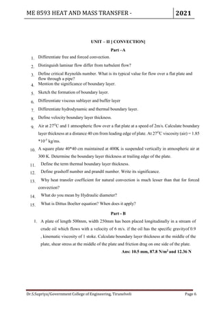 Heat and Mass Transfer Assignment | PDF