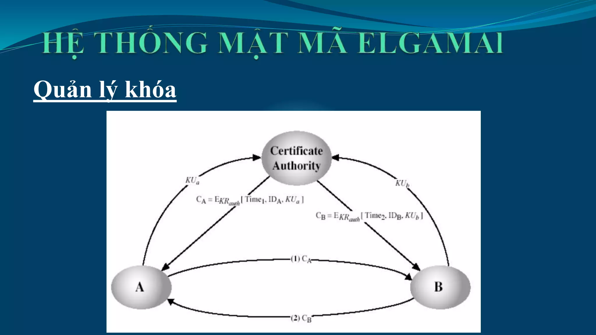 Hệ mật mã Elgamal | PPTX