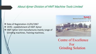 Presentation on HMT Machine Tool Ltd. | PPT