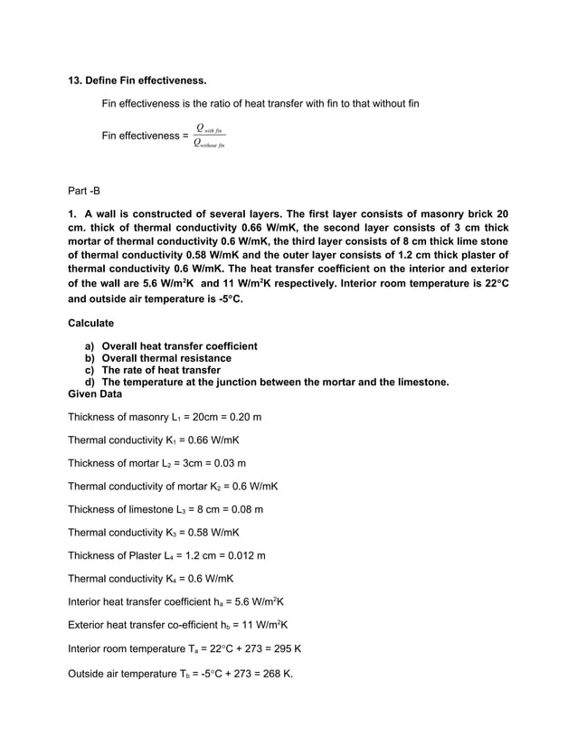 HEAT AND MASS TRANSFER Question Bank.pdf