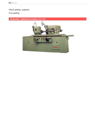 Hmt Cylindrical Grinding Machine