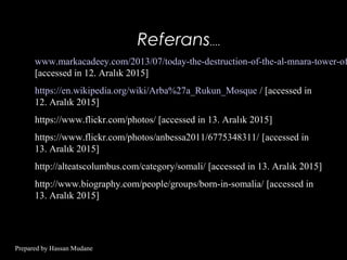 Presentation on Somalis Heritage culture, and visit places. | PPT