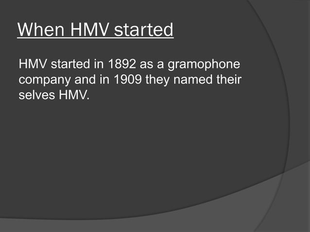 Hmv | PPT