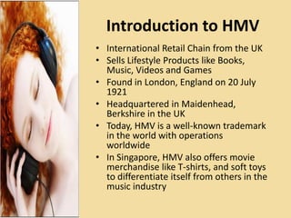 HMV - School Project | PPTX