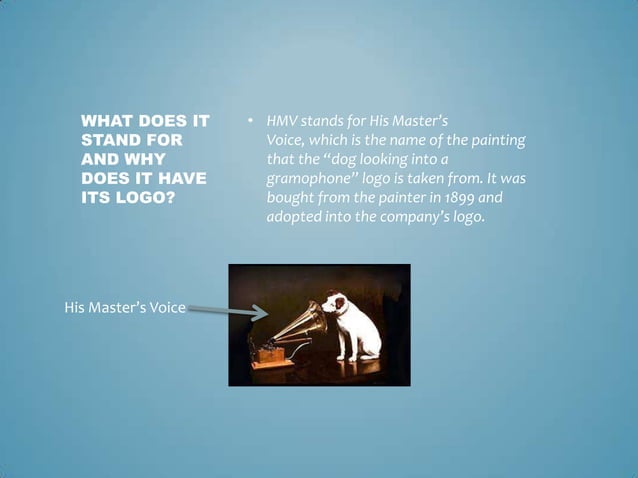 Hmv powerpoint | PPT