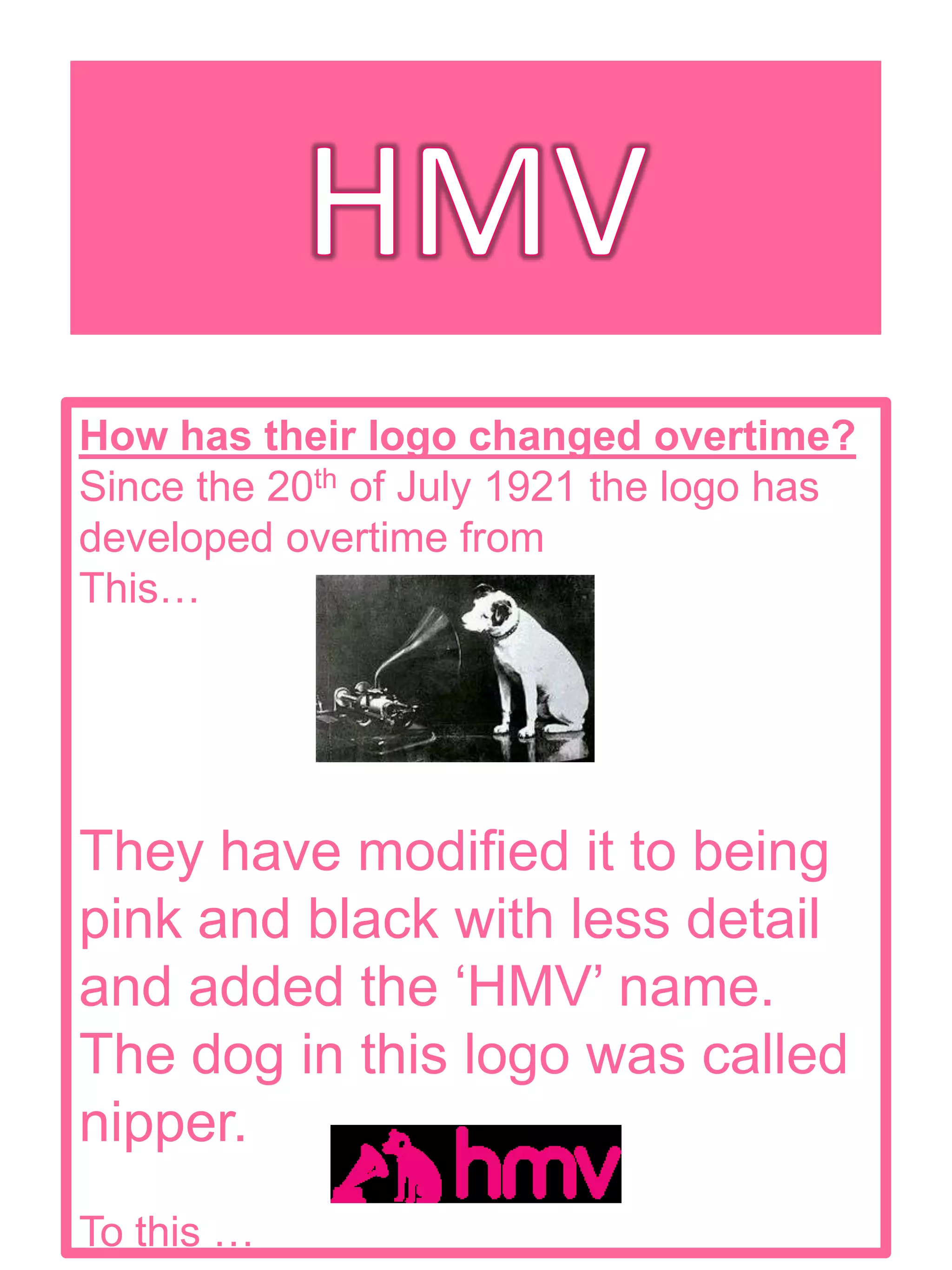 Hmv research. | PPTX