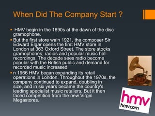 Hmv research task 1a | PPT