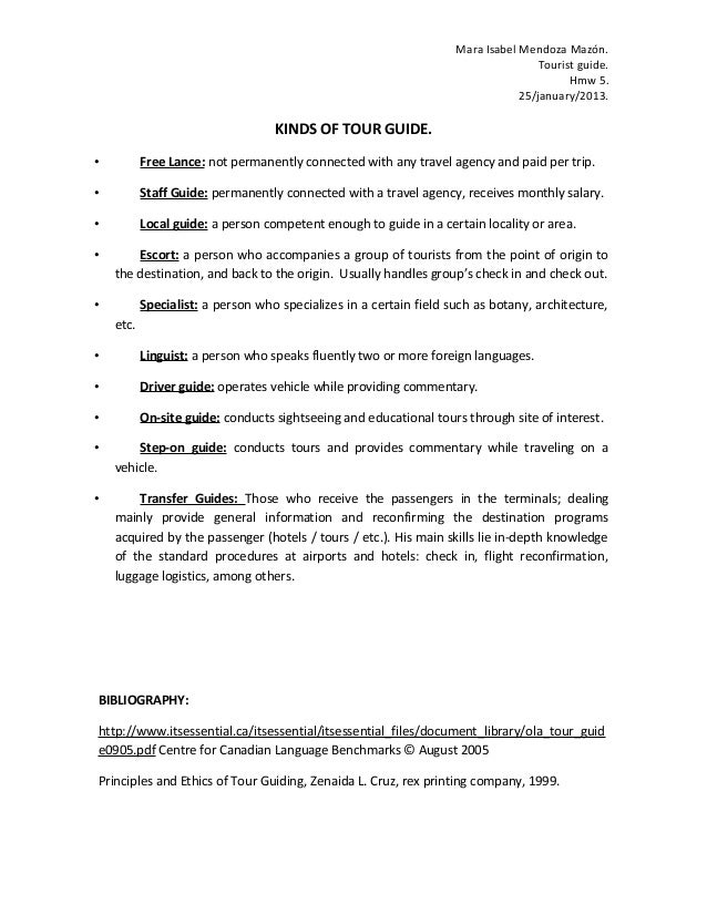 Principles And Ethics Of Tour Guiding Pdf