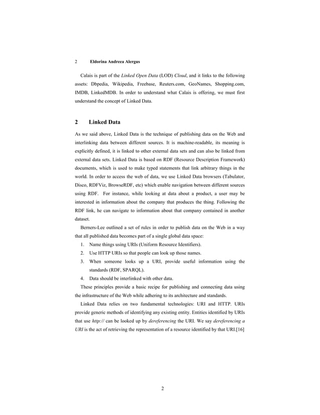 OpenCalais in Linked Data context | PDF