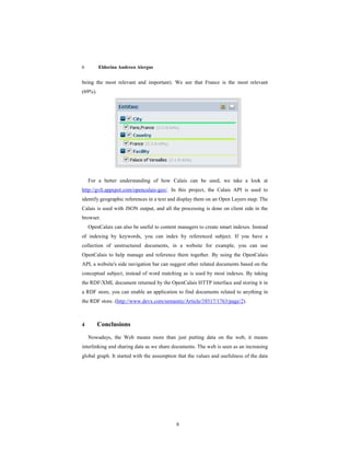 OpenCalais in Linked Data context | PDF