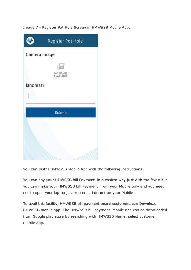 Hmwssb bill payment | PDF