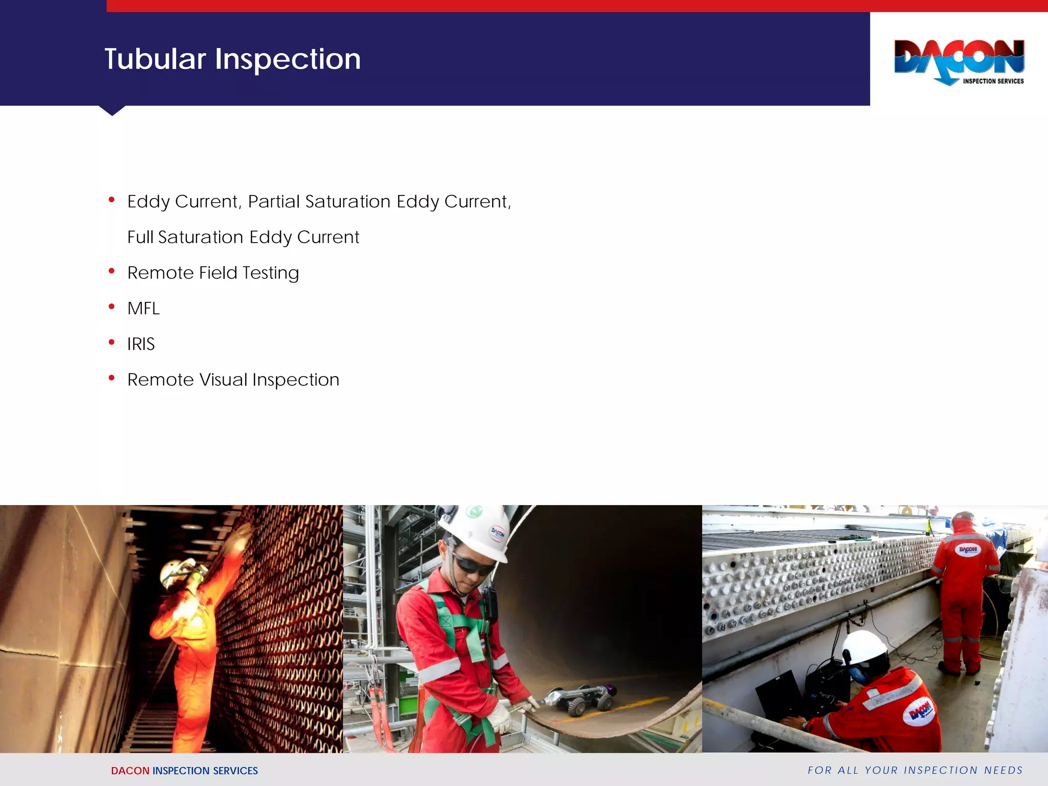 Dacon Inspection Services - Company Overview | PDF