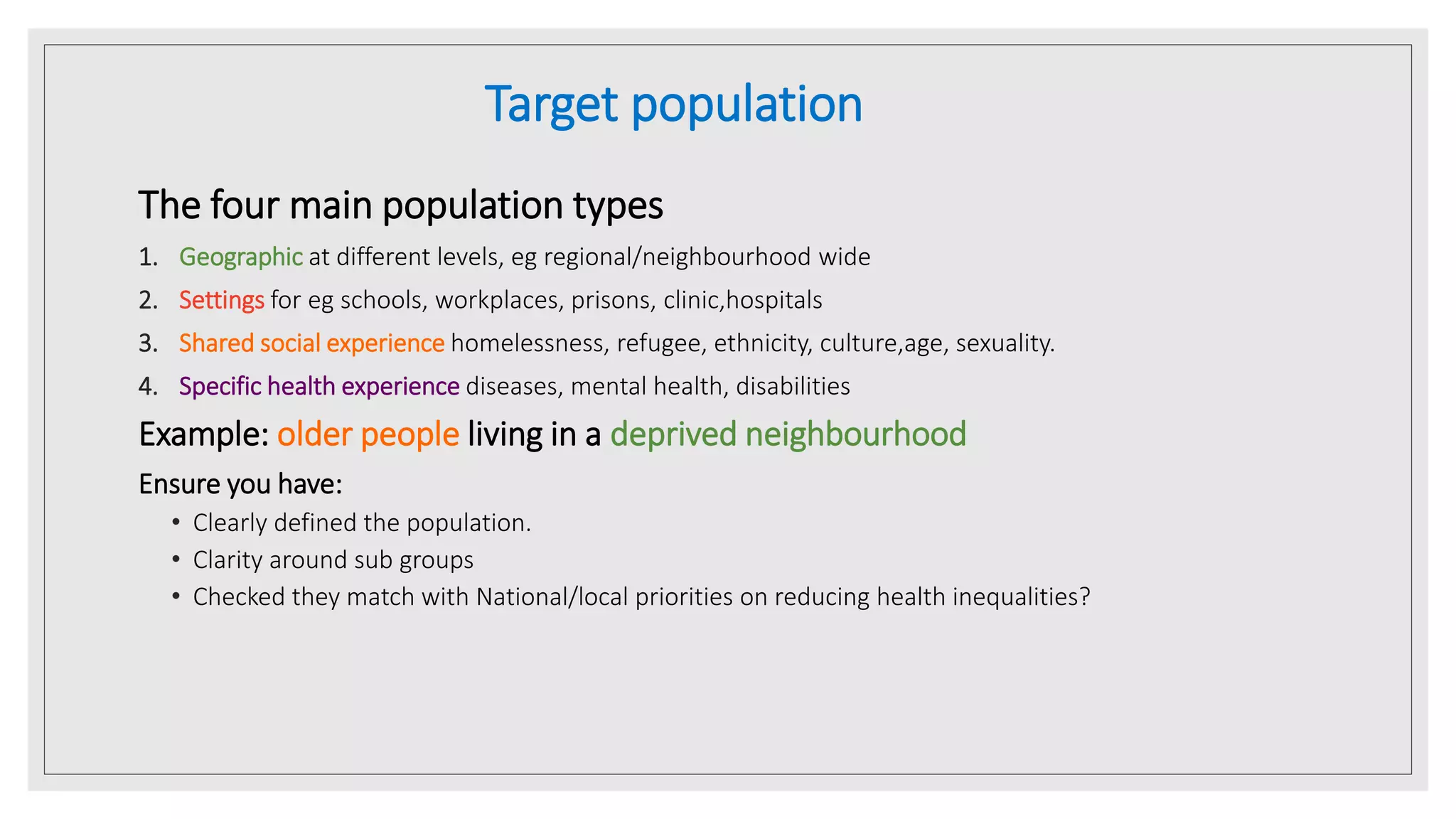 health need assessment | PPTX