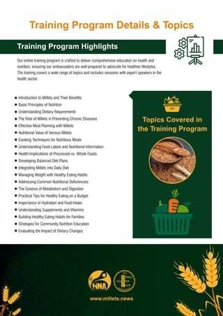 HNA – Health and Nutrition Training Program | PDF