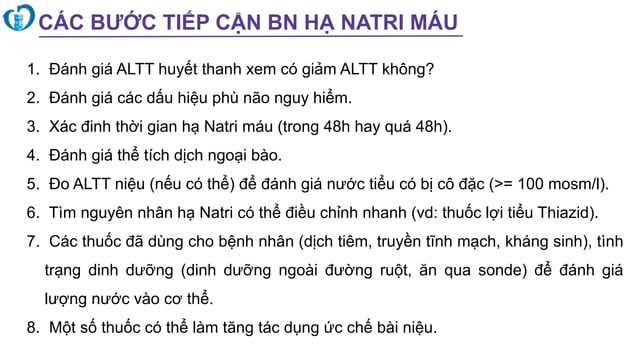 Chuyên đề Hạ Natri máu - Cập nhật 2023.pptx