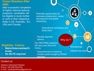 Hnc brochure for media | PPT