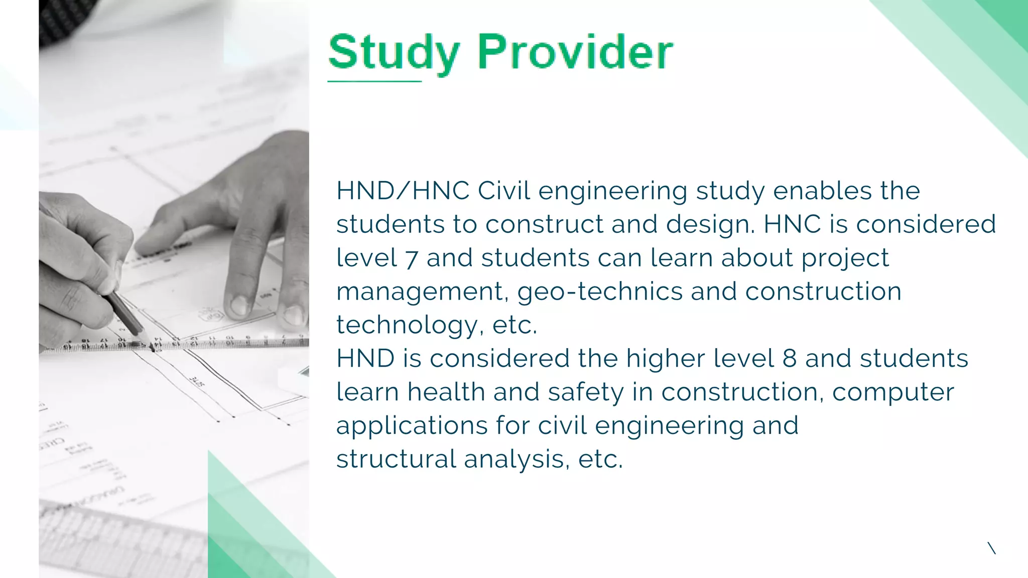 Hnc hnd civil engineering | PPTX