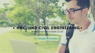 Hnc hnd civil engineering | PPTX