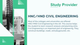 Hnc hnd civil engineering | PPTX