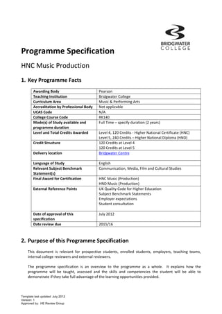 HNC Music Production | PDF | Digital Audio | Computer Software and ...