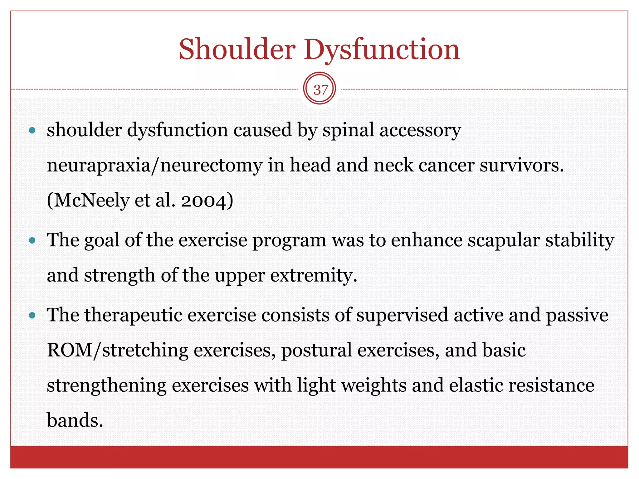 Head & neck cancer rehabilitation | PPTX