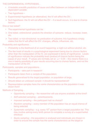 Hnc research methodology | PDF