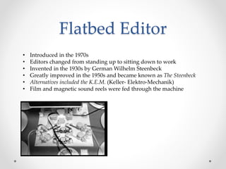 HNC VE course overview and editing technology | PPTX