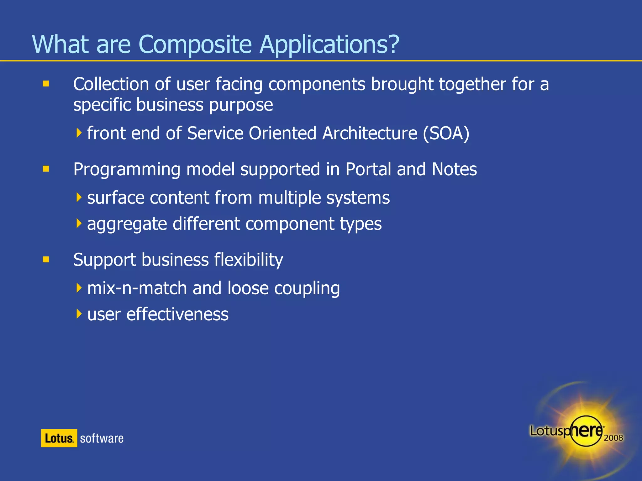 Building Composite Application for Lotus Notes 8 | PDF