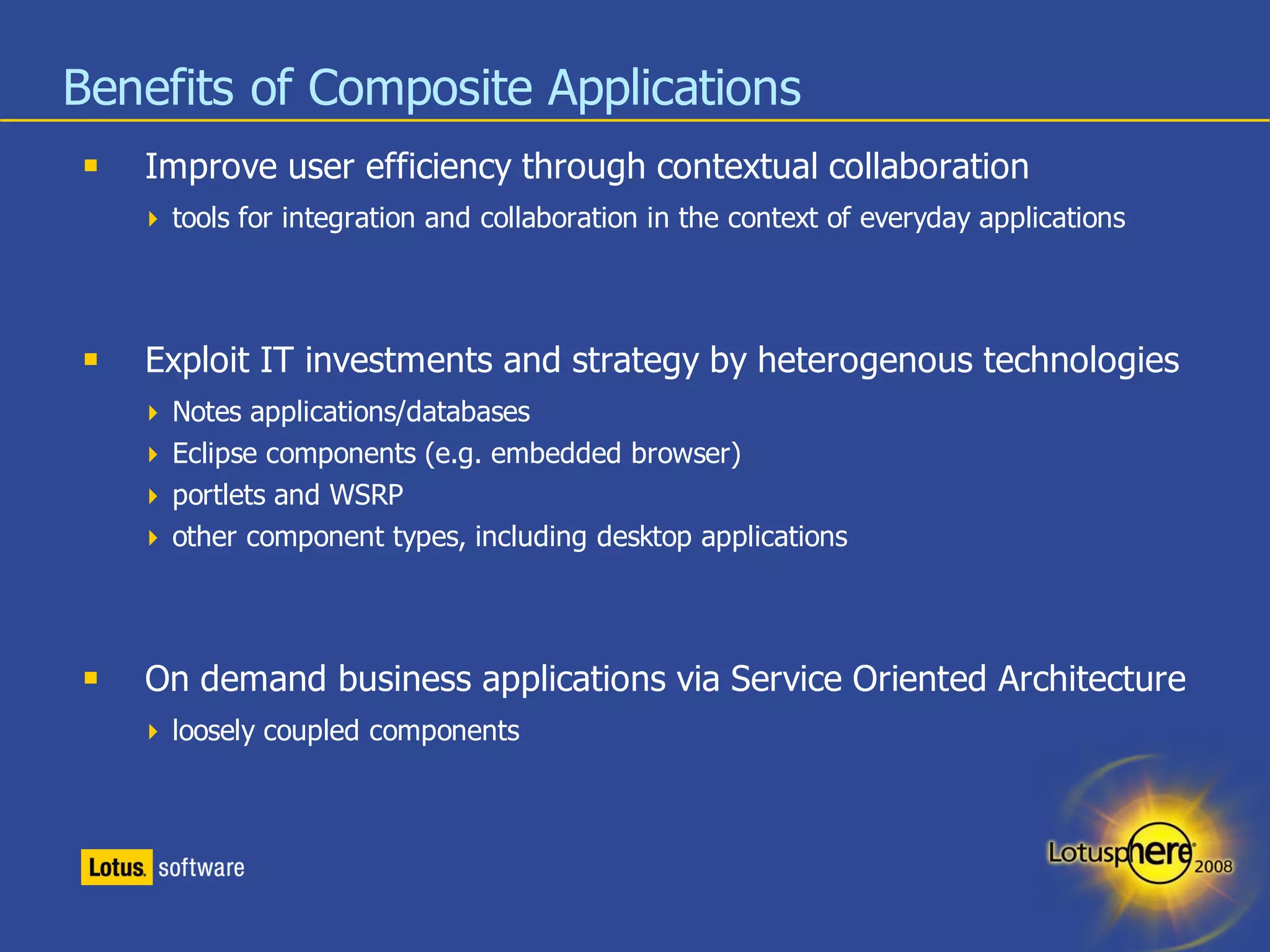 Building Composite Application for Lotus Notes 8 | PDF