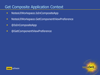 Building Composite Application for Lotus Notes 8 | PDF