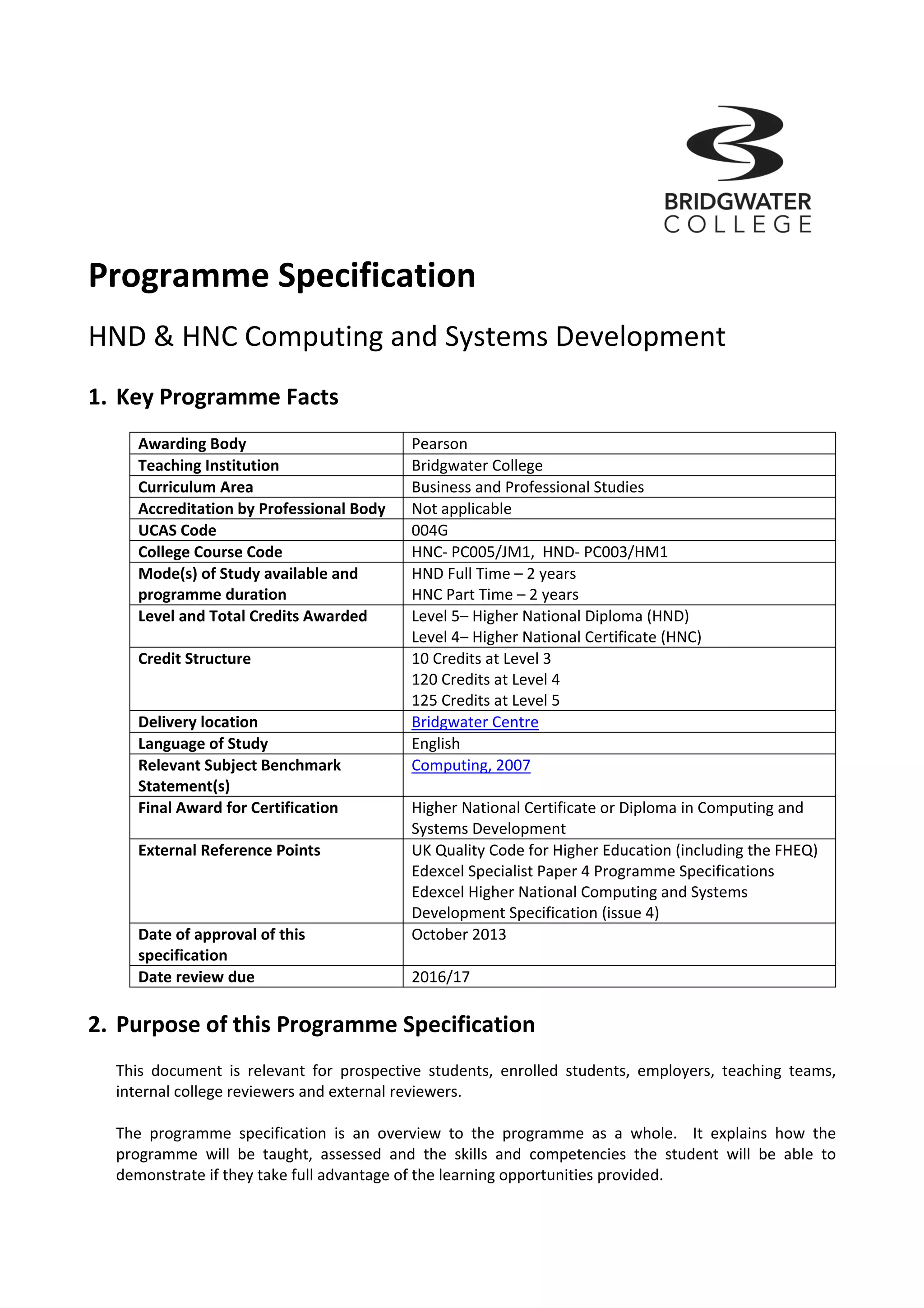 HND Computing | PDF